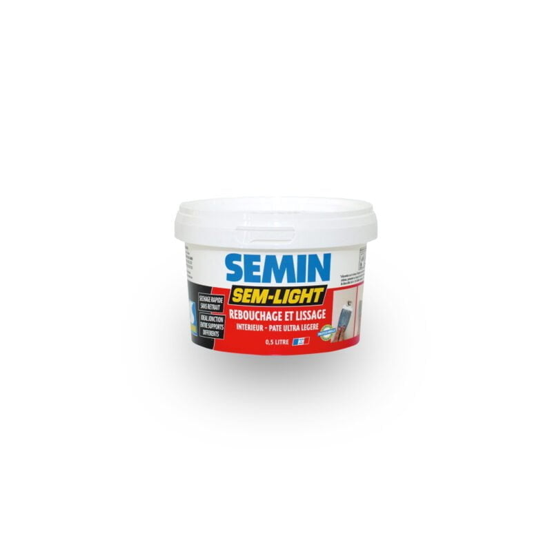 Massa reparação de fissuras SEM-LIGHT SEMIN 0,5LT