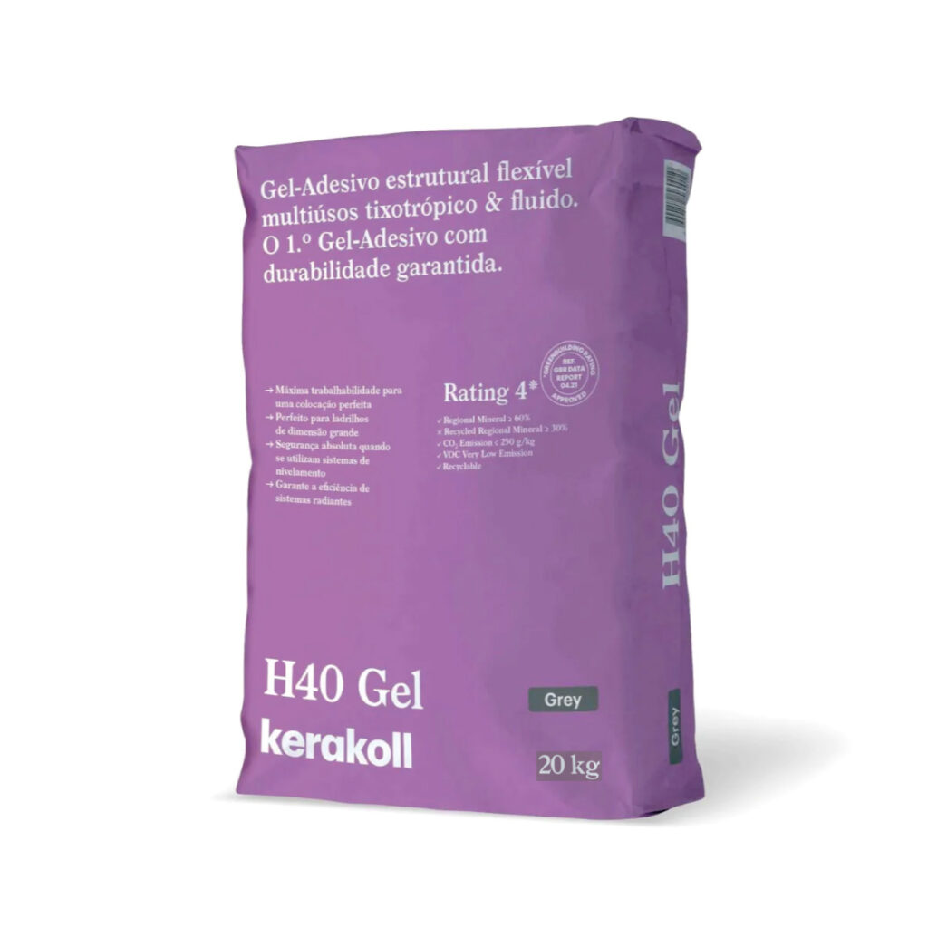 Cimento Cola KERAKOLL H40 GEL Cinza 20Kg – Almacla
