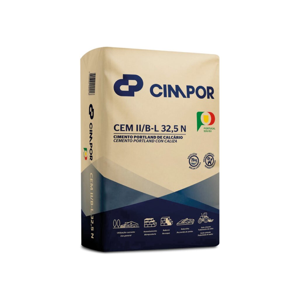 Cimento CIMPOR CEM II/BL 32,5N 25Kg – Almacla